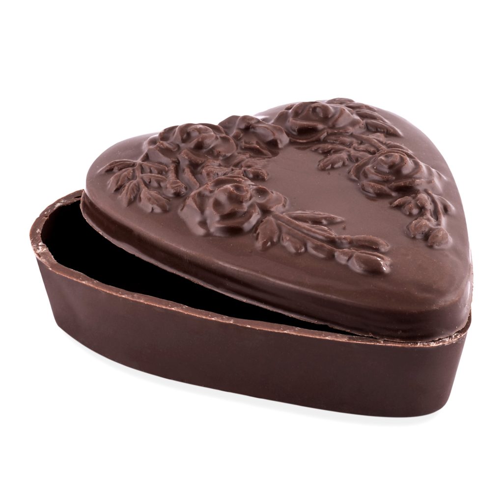 Large Dark Chocolate Heart Box - Excellence Chocolate